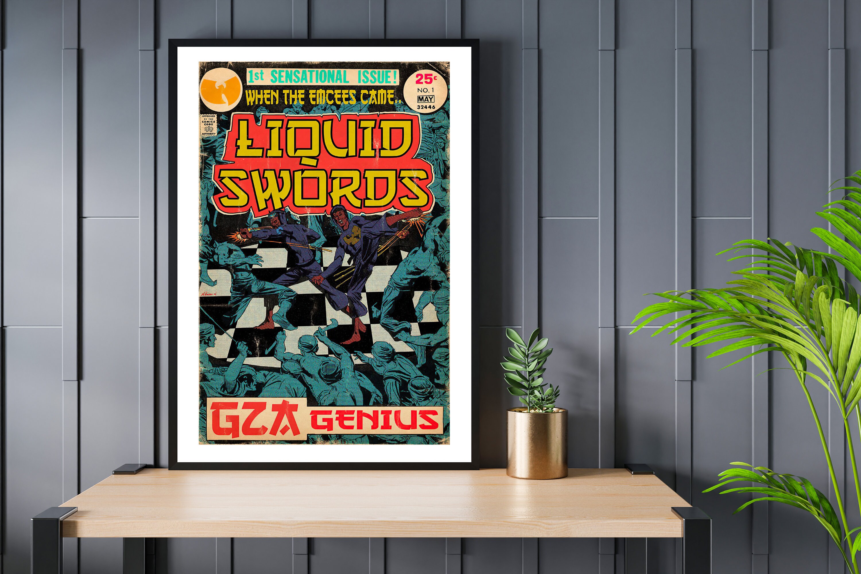 Gza Liquid Swords Poster