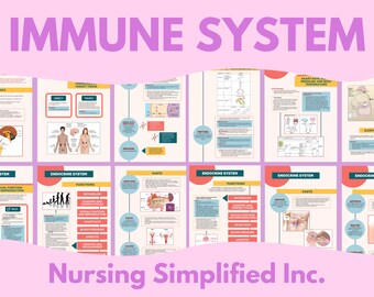 Immune System Study Guide - Etsy