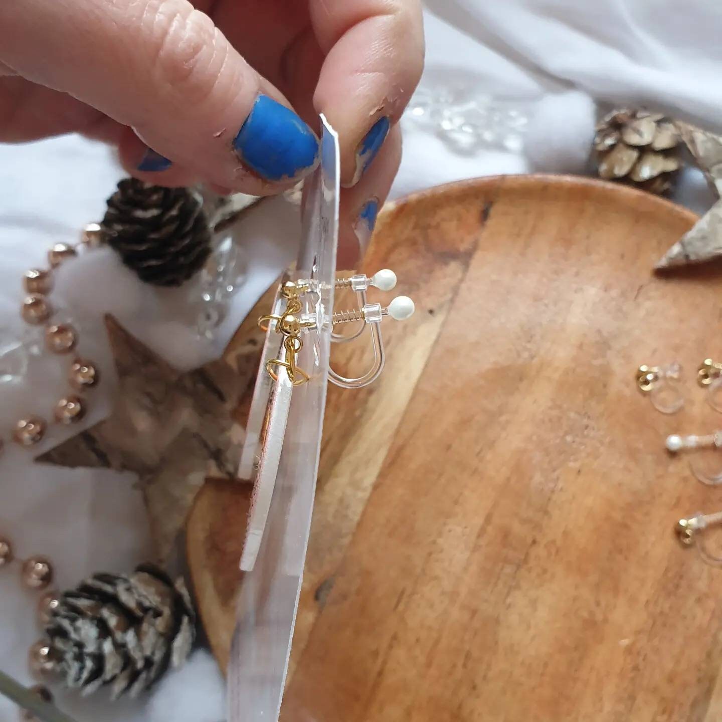 Clip on Earring Attachment Add On Make Your Earrings Clip On - Etsy UK