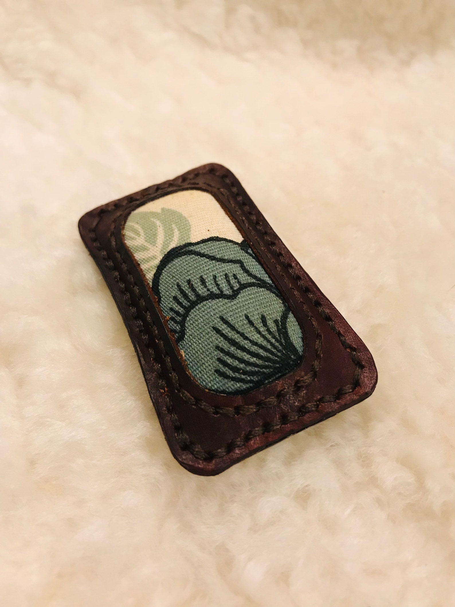 Leather Pin Cushion FREE Personalisation | Etsy
