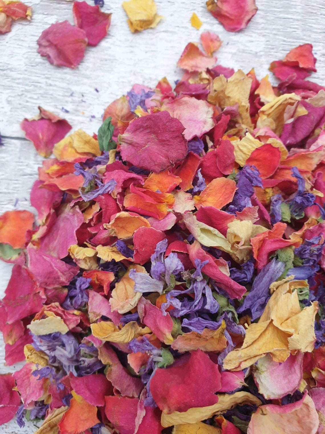 Biodegradable Confetti. Almost Rainbow Petals. Natural - Etsy