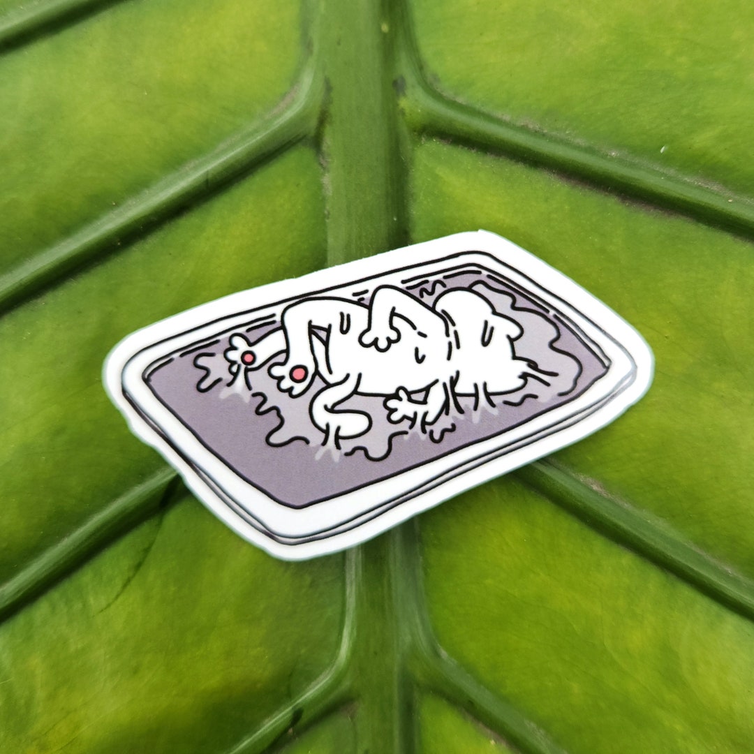 GLUE TRAP - (1) Dumbass Chesterfield Cat Sticker - Etsy