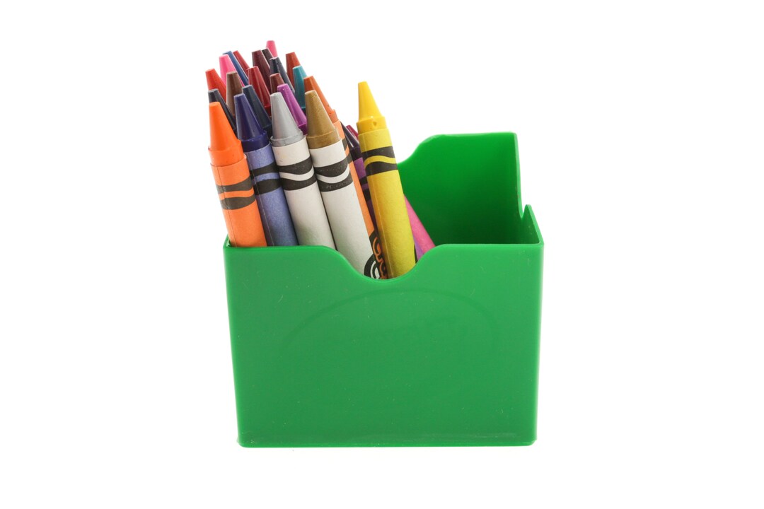 Crayola Crayon Organizer - Green Container for Crayons and Art Supplies ...