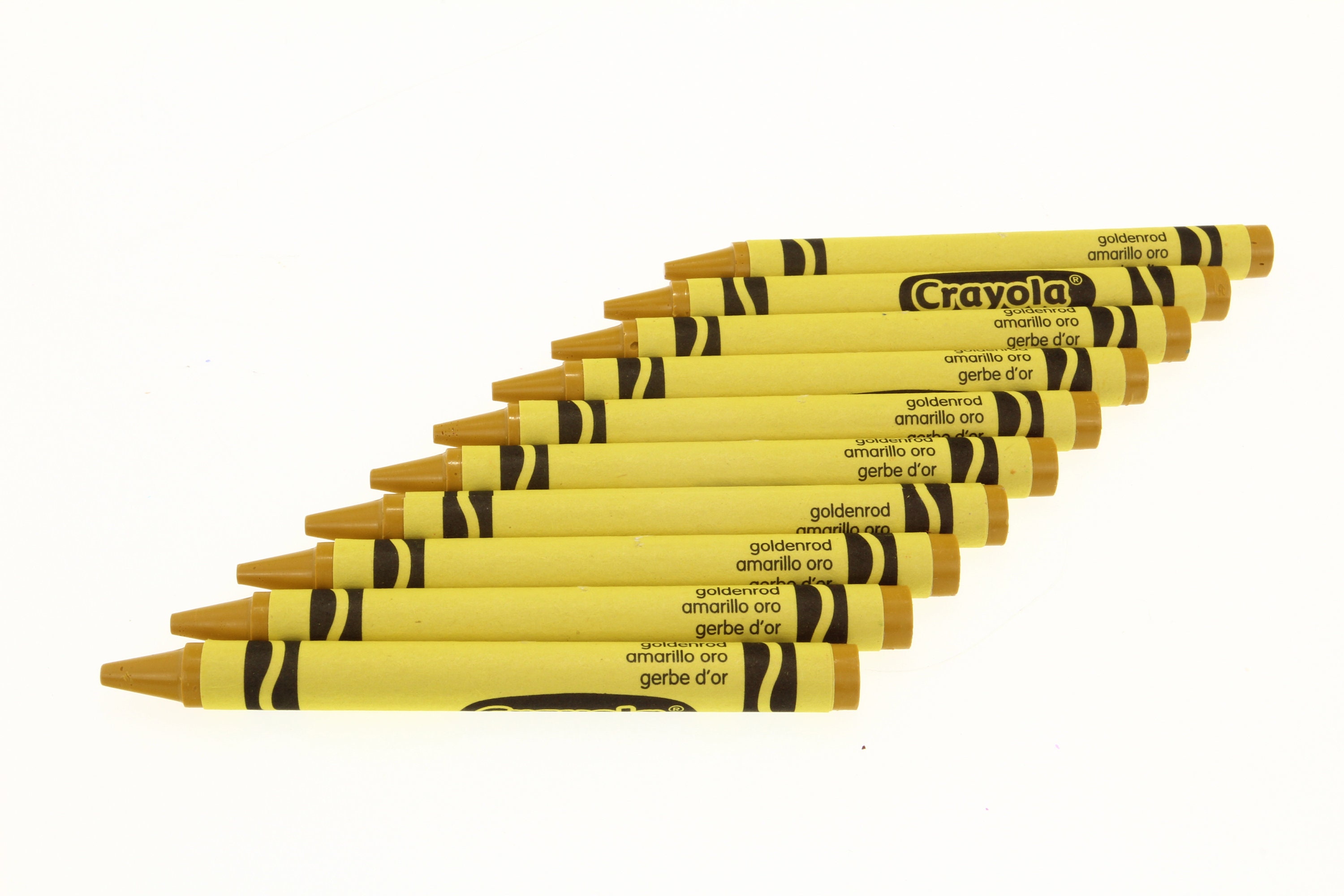 Goldenrod Crayola Crayons - 10 Pack - Etsy