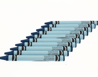 Blue Crayola Crayons 10 Pack - Etsy