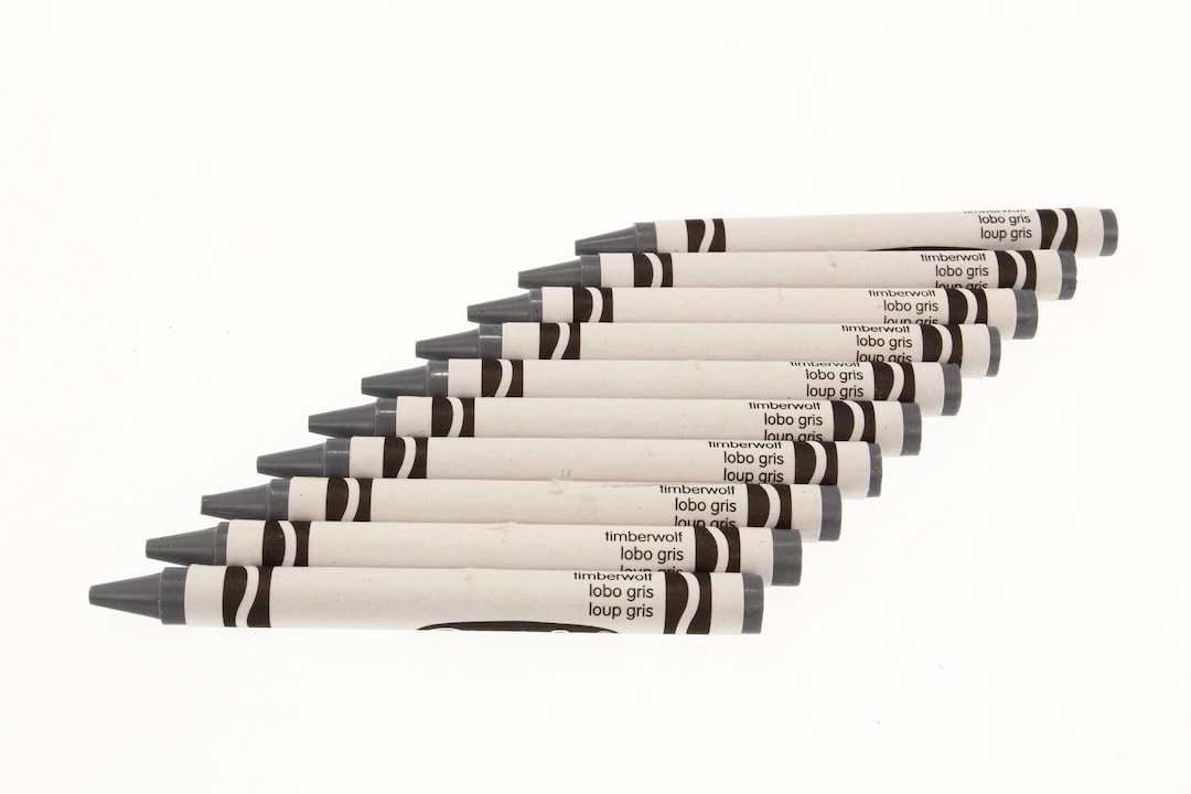 Timberwolf Crayola Crayons - 10 Pack - Etsy
