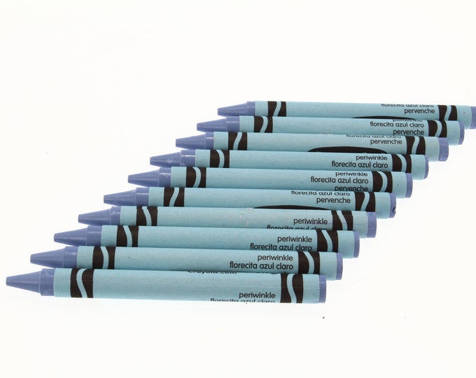 Periwinkle Crayola Crayons - 10 Pack - Etsy