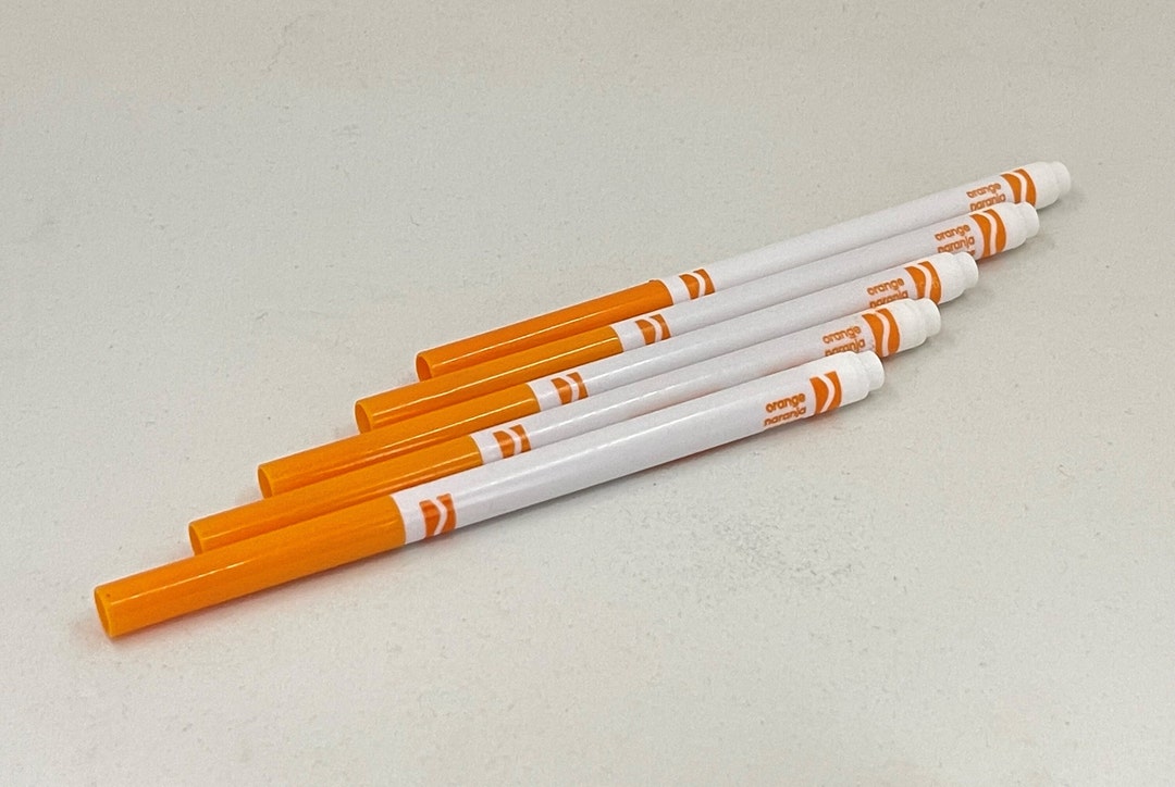 Orange Crayola Fine Line Marker - Set of 5 - Etsy