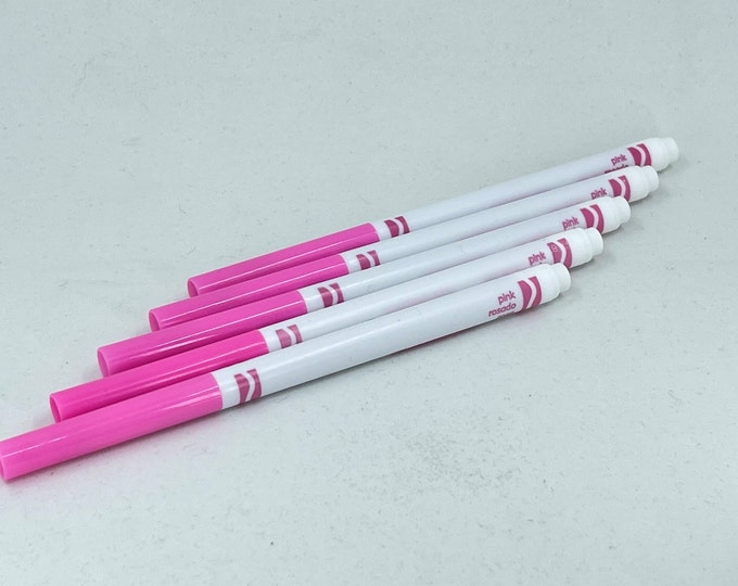 Pink Crayola Fine Line Marker Set of 5 or 10 - Etsy