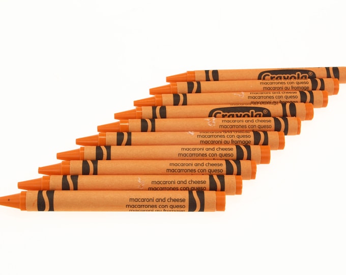 Macaroni and Cheese Crayola Crayons - 10 Pack - Etsy
