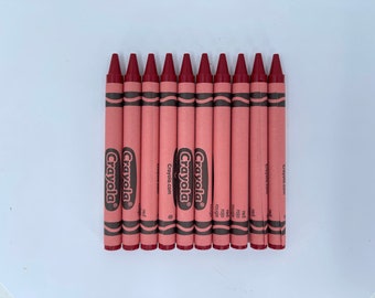Violet-red Crayola Crayons 10 Pack | Etsy