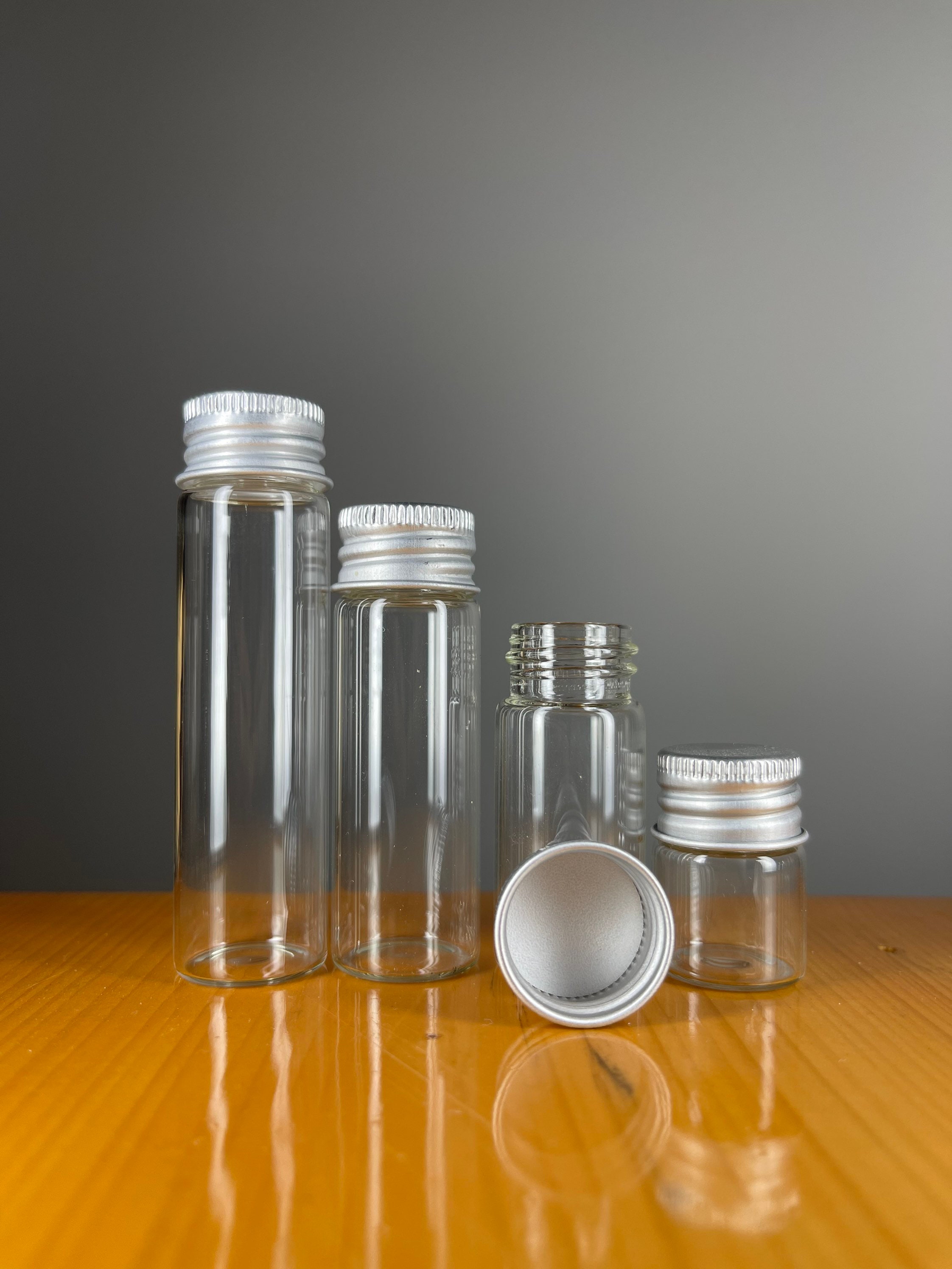 Small Glass Bottles pack of 5 Available Sizes: 20ml 15ml - Etsy