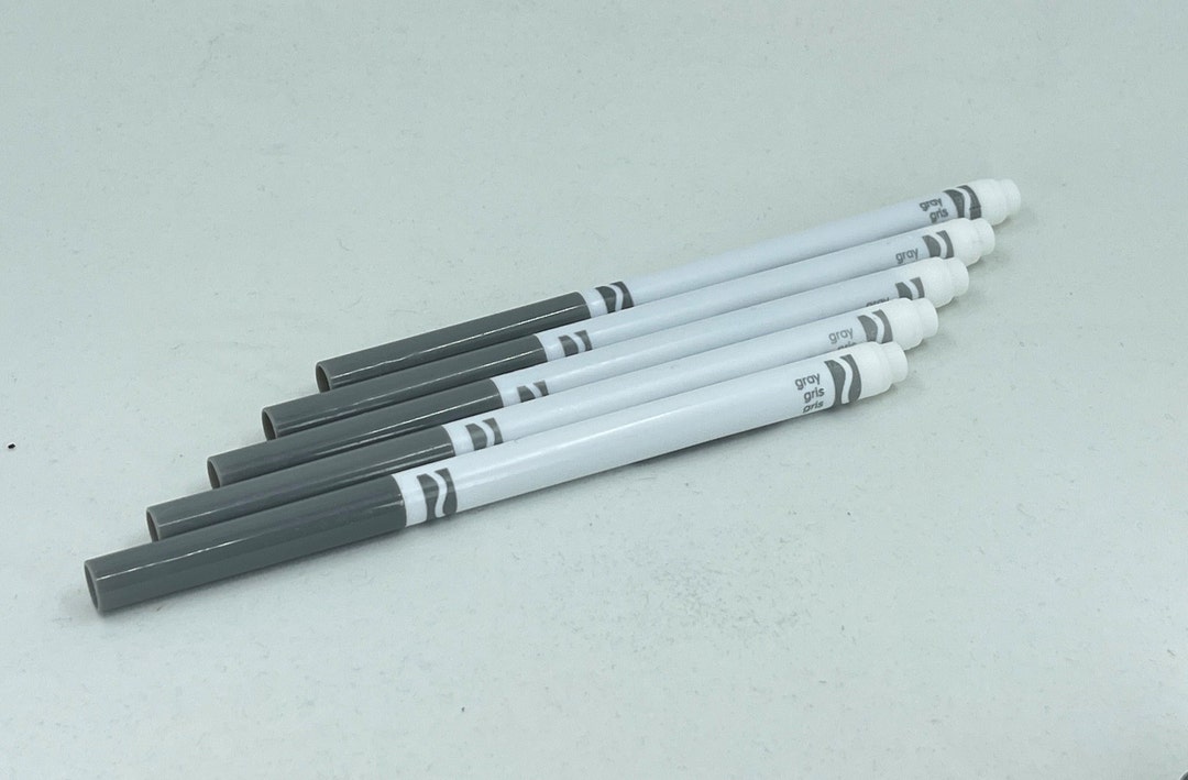 Gray Crayola Fine Line Marker - Set of 5 - Etsy
