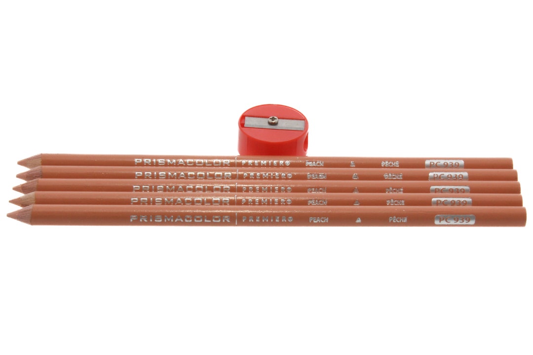 Peach (PC939) Prismacolor Premier Soft Core Colored Pencils, 5 Pencil ...