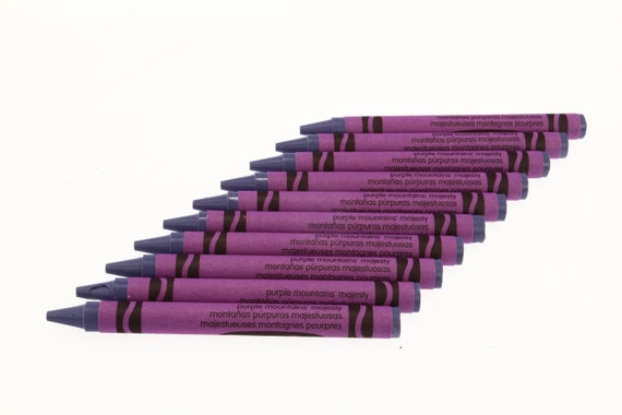 Purple Mountains Majesty Crayola Crayons 10 Pack - Etsy