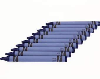 Sky Blue Crayola Crayons 10 Pack - Etsy