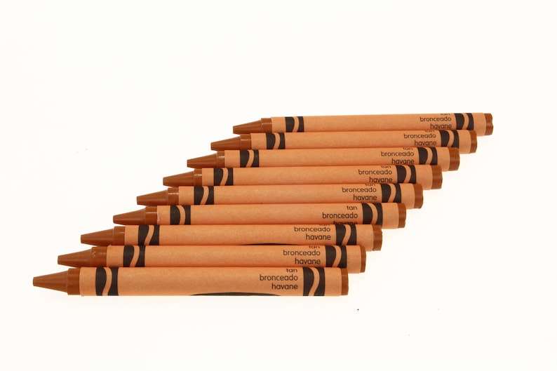 Tan Crayola Crayons - 10 Pack - Etsy