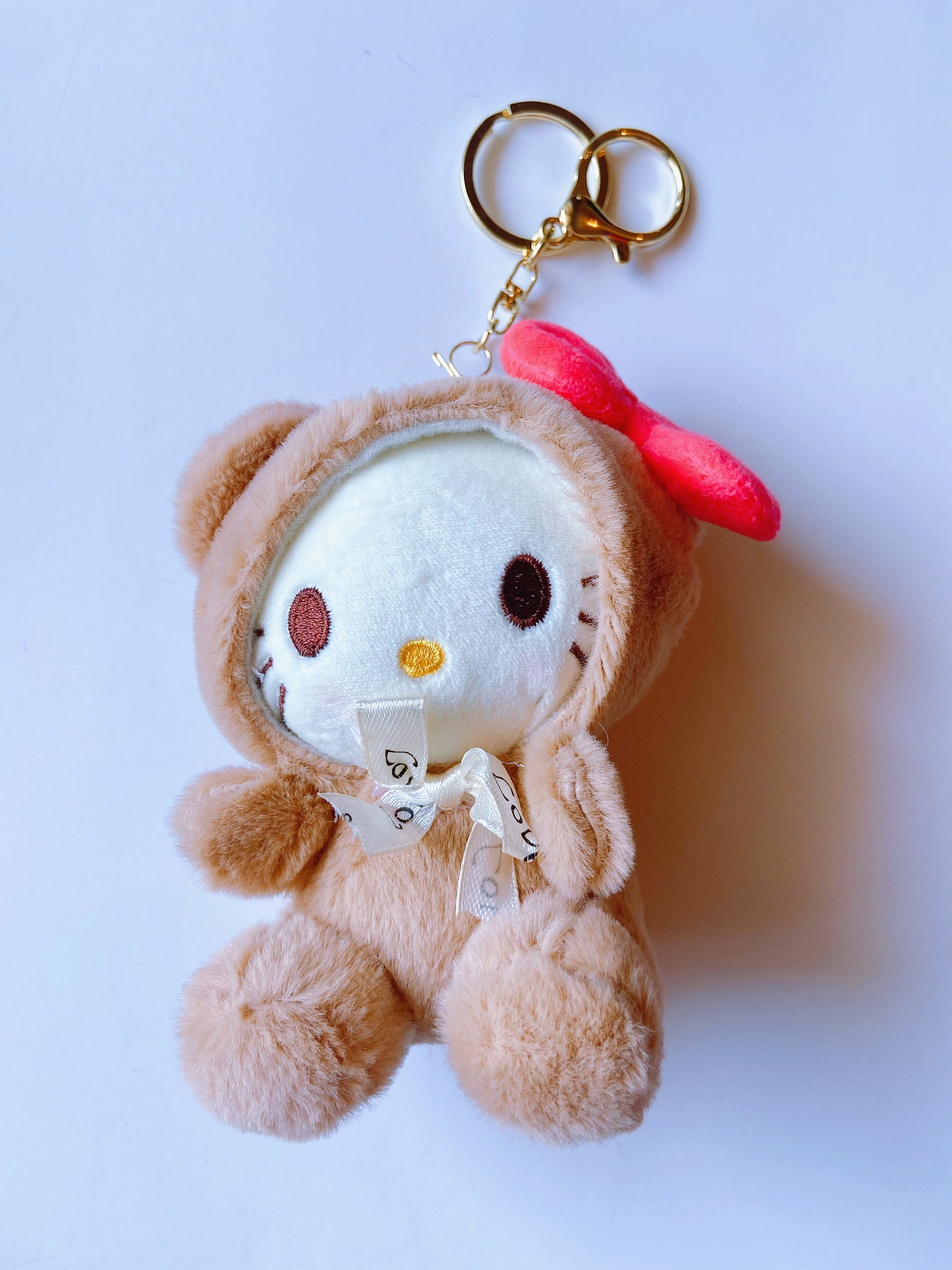 Cute Plush Keychains/kawaii Cat Plush Keychain/hellokitty - Etsy