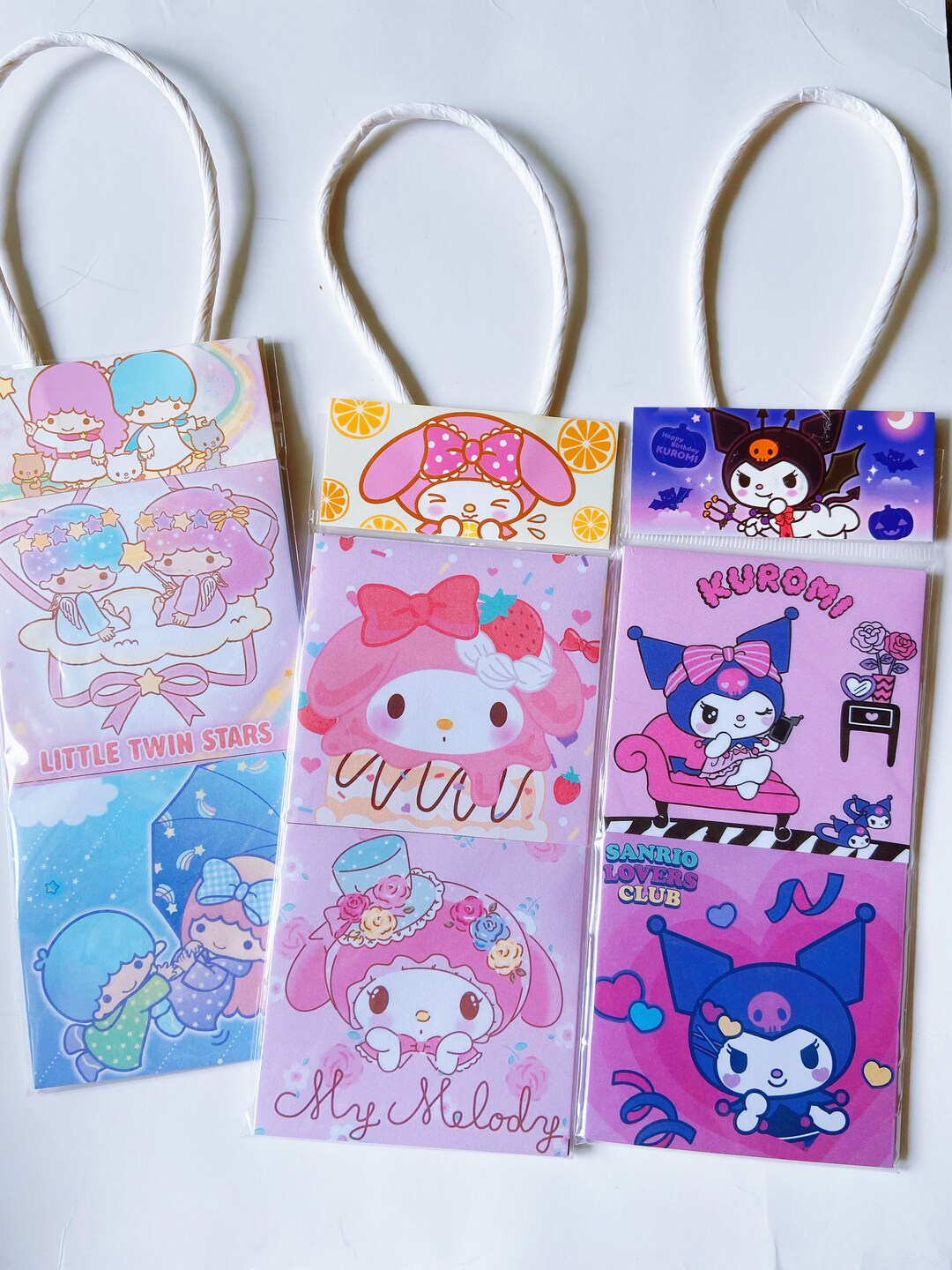 One Set of Cute Cartoon Sticky Notes/sanrio Friends Sticky Notes/kawaii ...