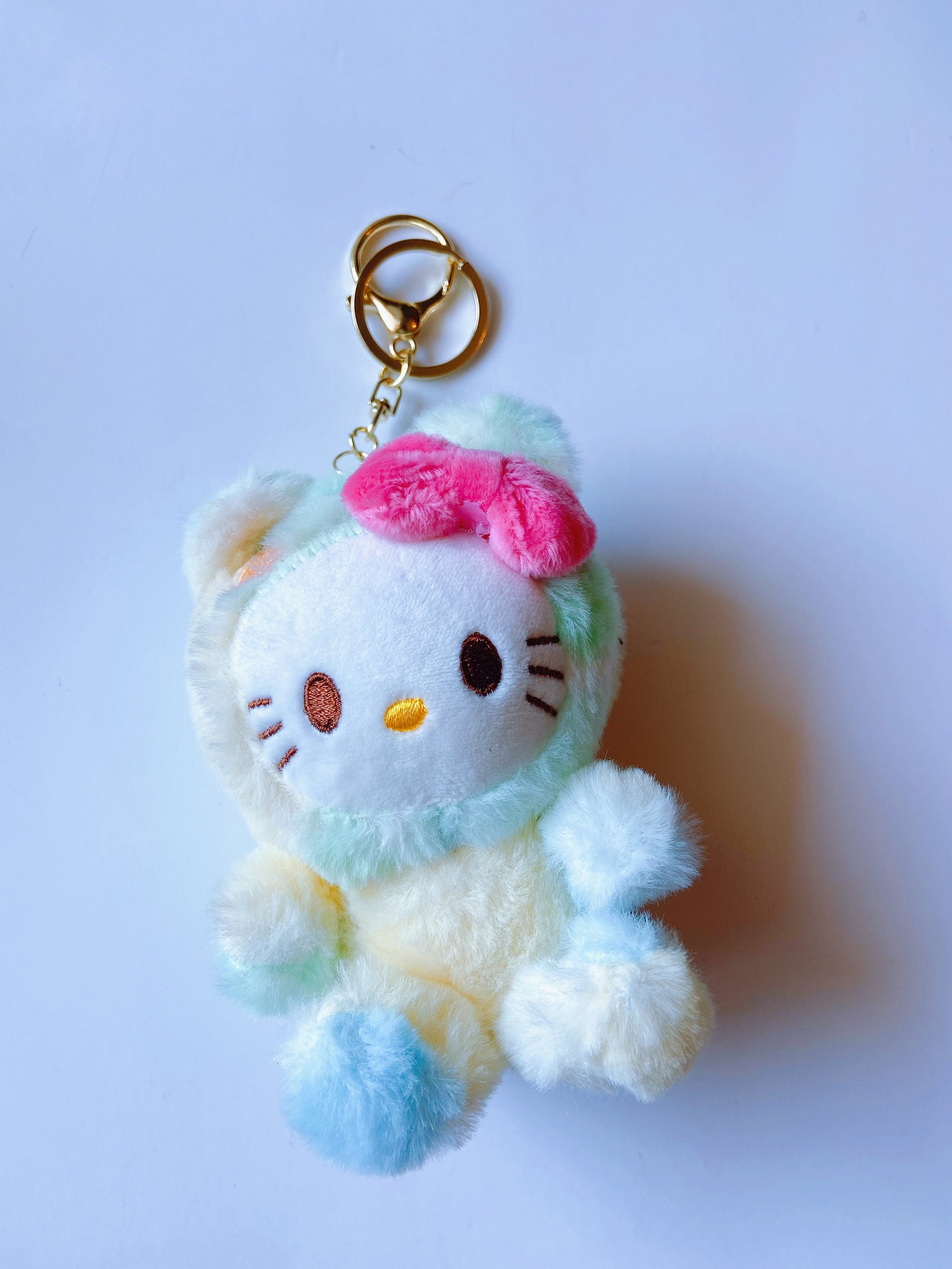 Cute Plush Keychains/kawaii Cat Plush Keychain/hellokitty - Etsy