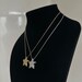 Big Star Necklace Puffed Star Pendant Oval Chain Stainless Steel 18k ...
