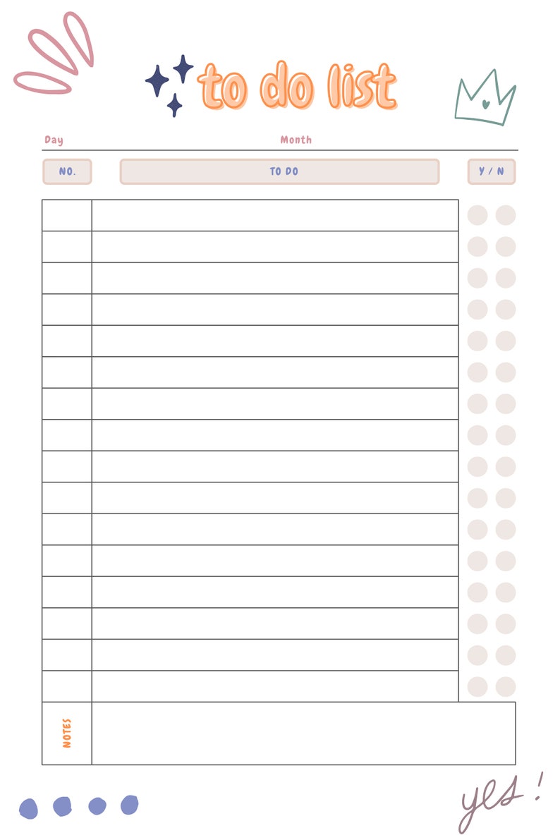 To Do List Checklist Notebook - Etsy