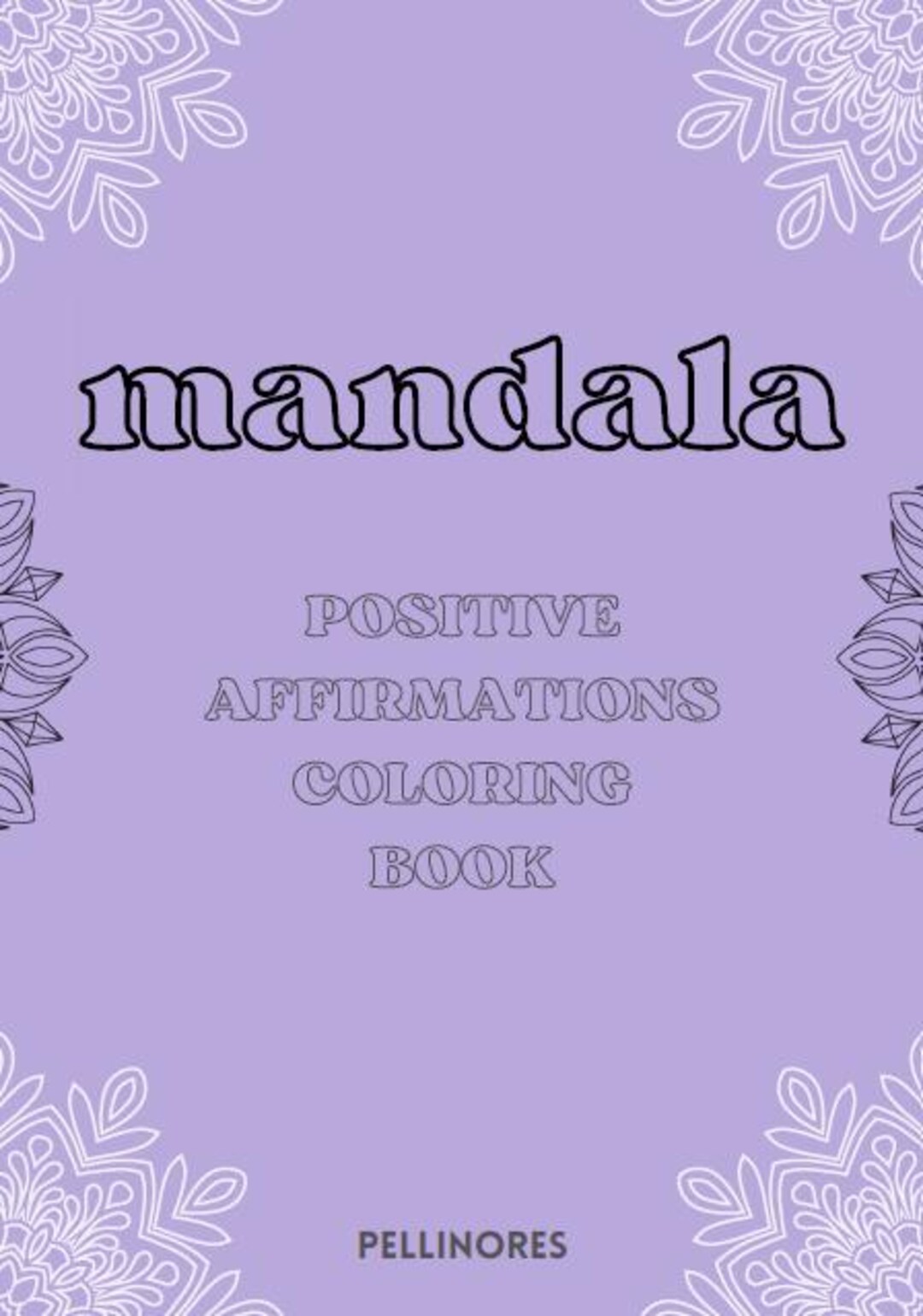 Mandala Positive Affirmations Coloring Book - Etsy