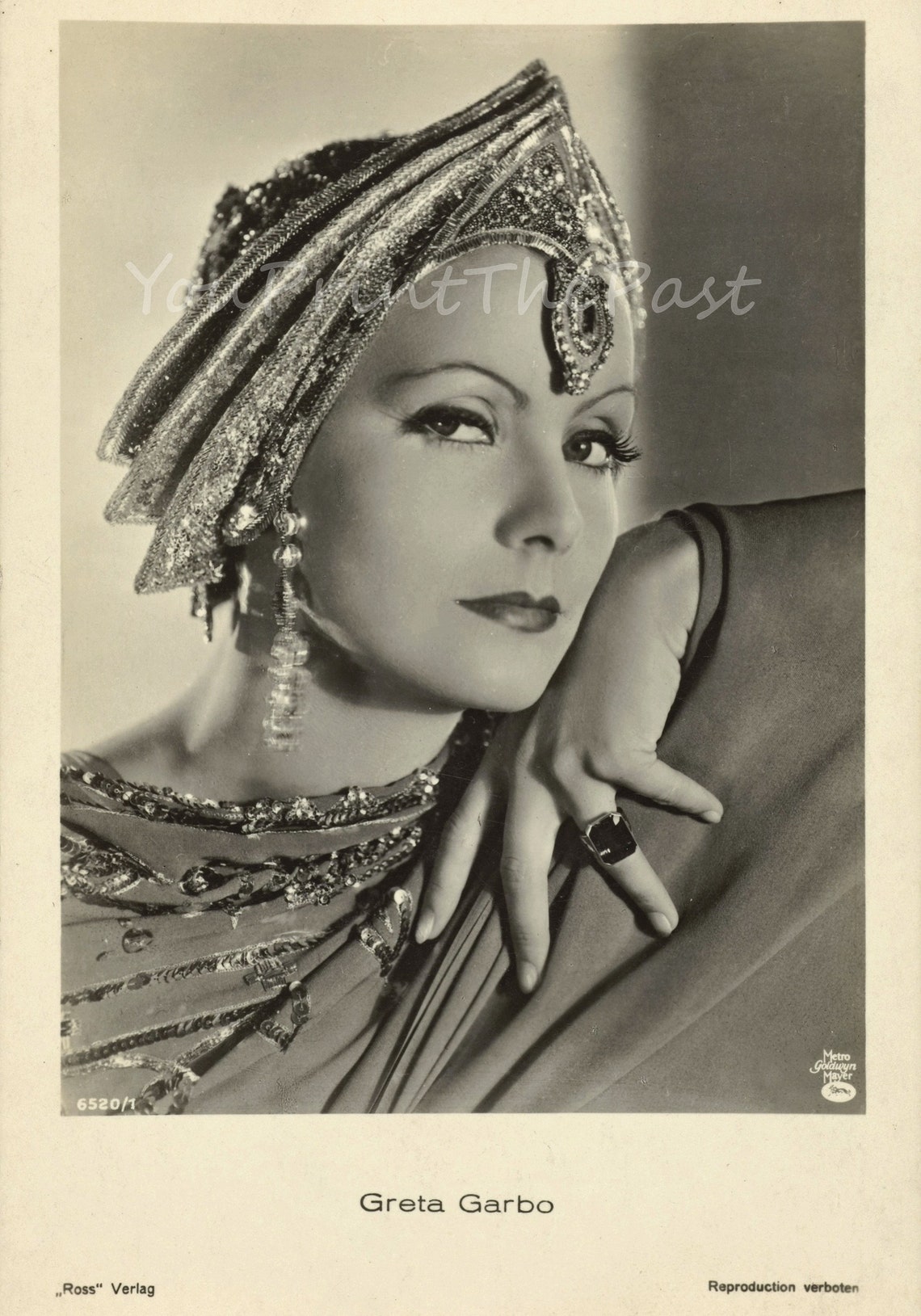Printable Vintage Photo: Classic Garbo. 8x10" Ephemera for Wall Art ...