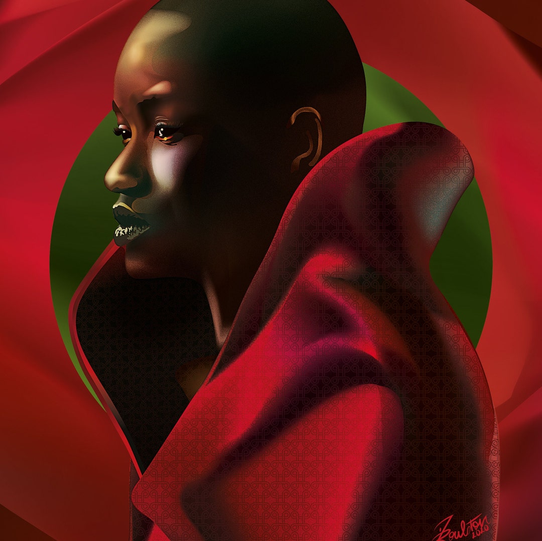 Spirit of Reconciliation | Woman in Red | Modern Art | Living Room ...