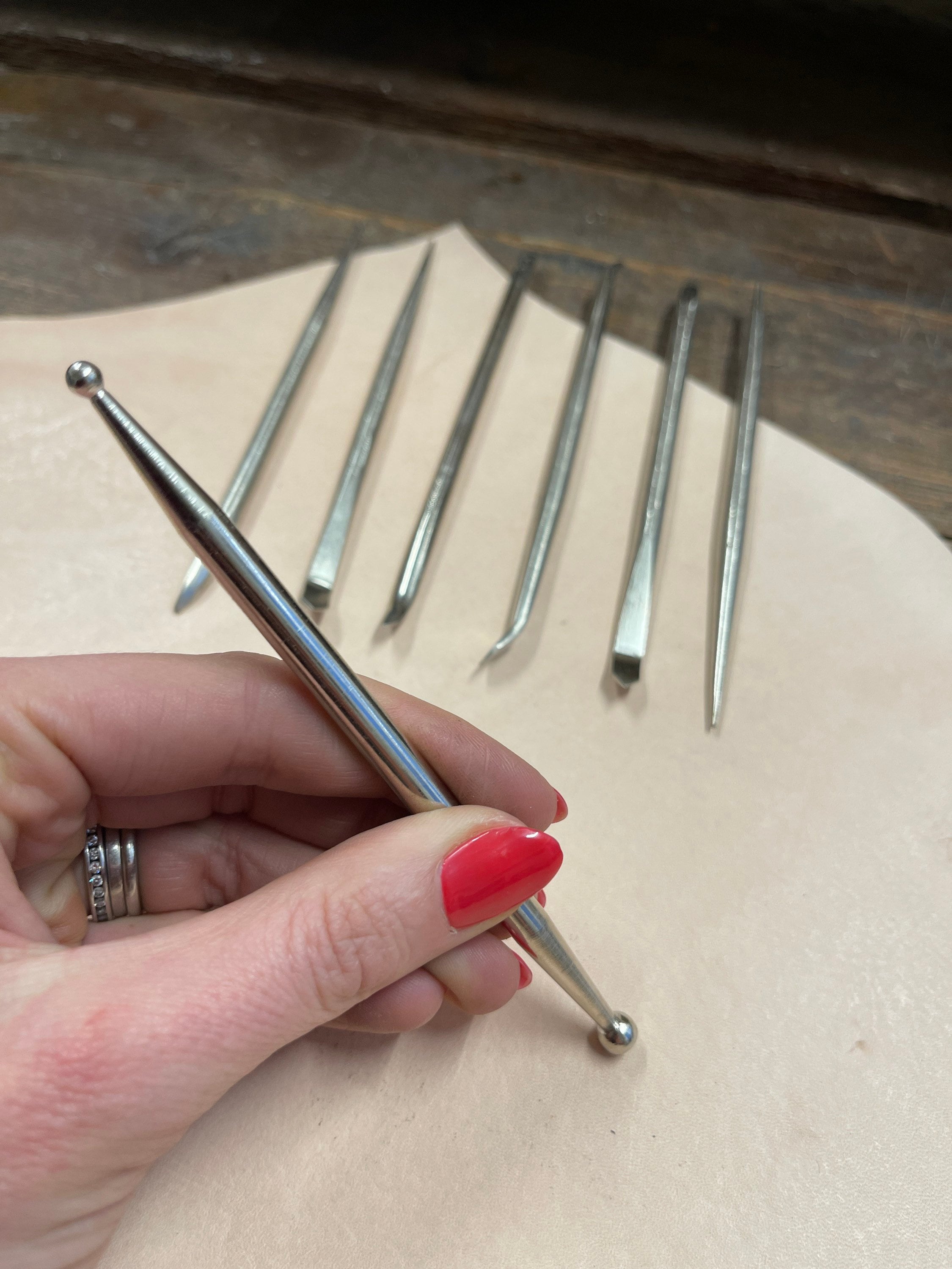 Leather Tools / Modeling Tools / Modeling Spoons / Leather Modeling ...