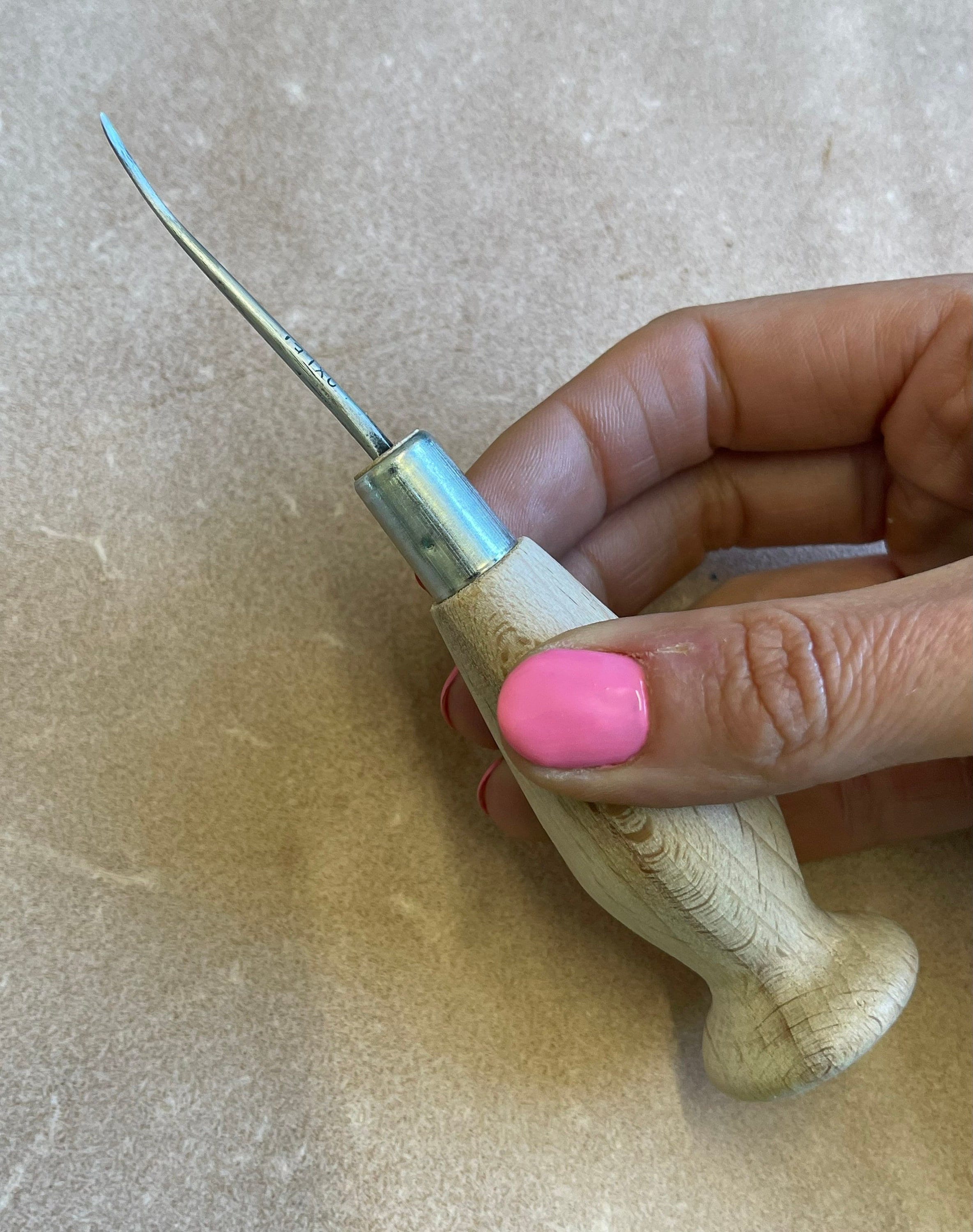 Hand Held Antique Leather Awl