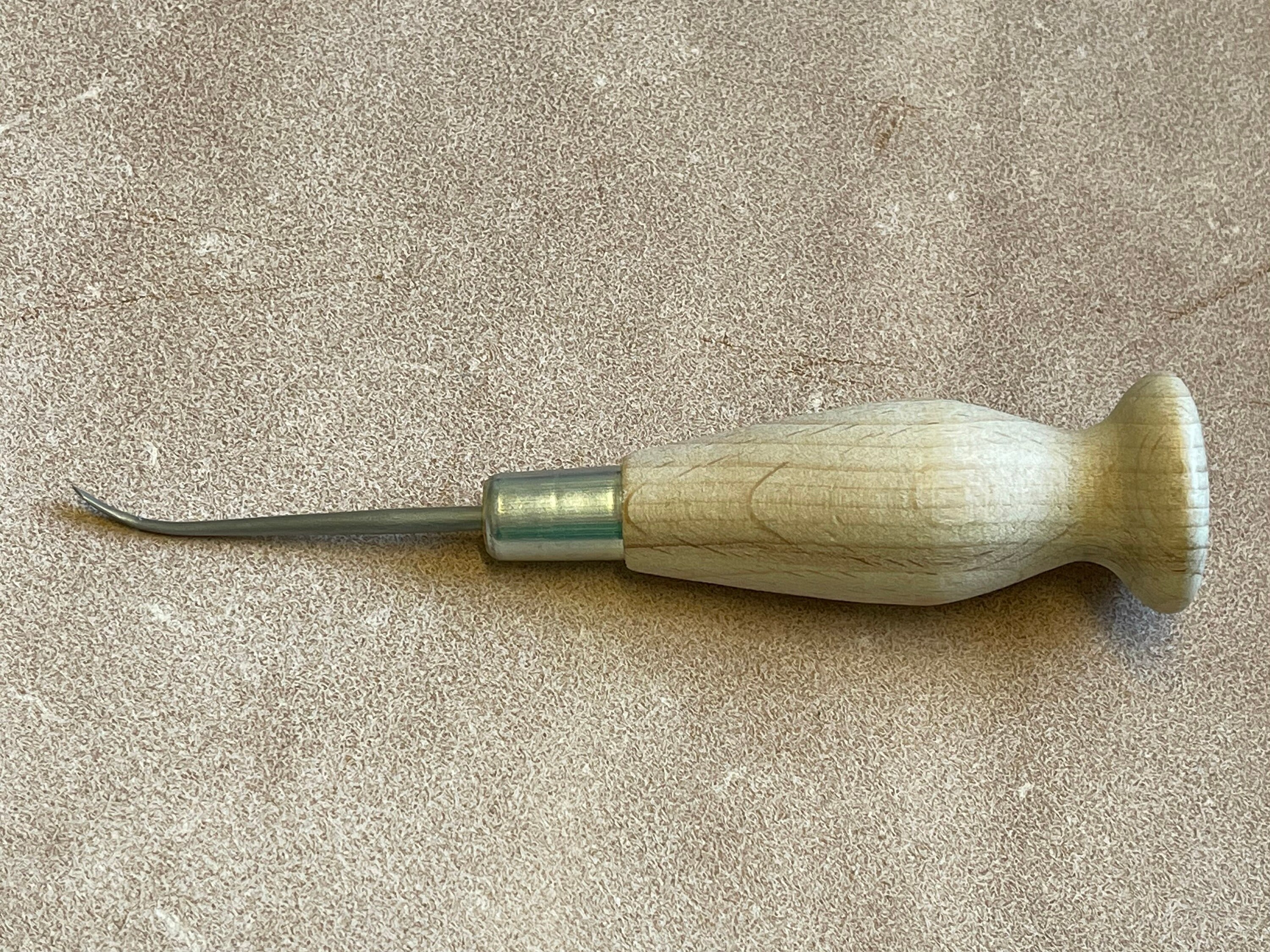 Curved Sewing Awl With Eye / Sewing Awl / Leathercraft Awl / Leather ...