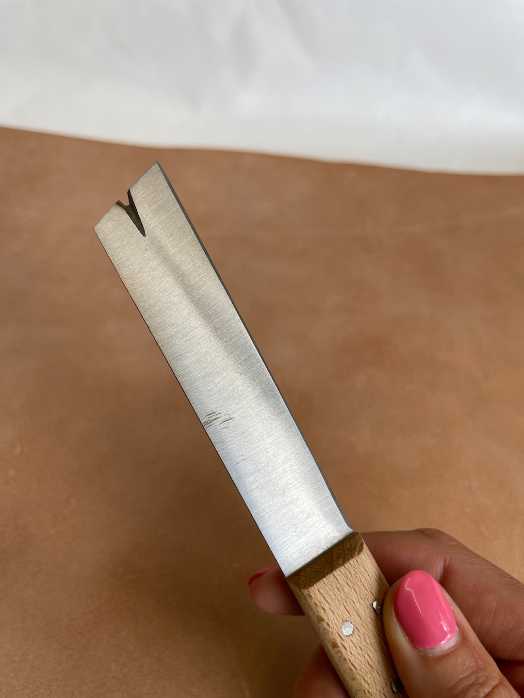 Broad V Point Knife / Leather Knife / Shoemaking Knife / Leather Craft ...