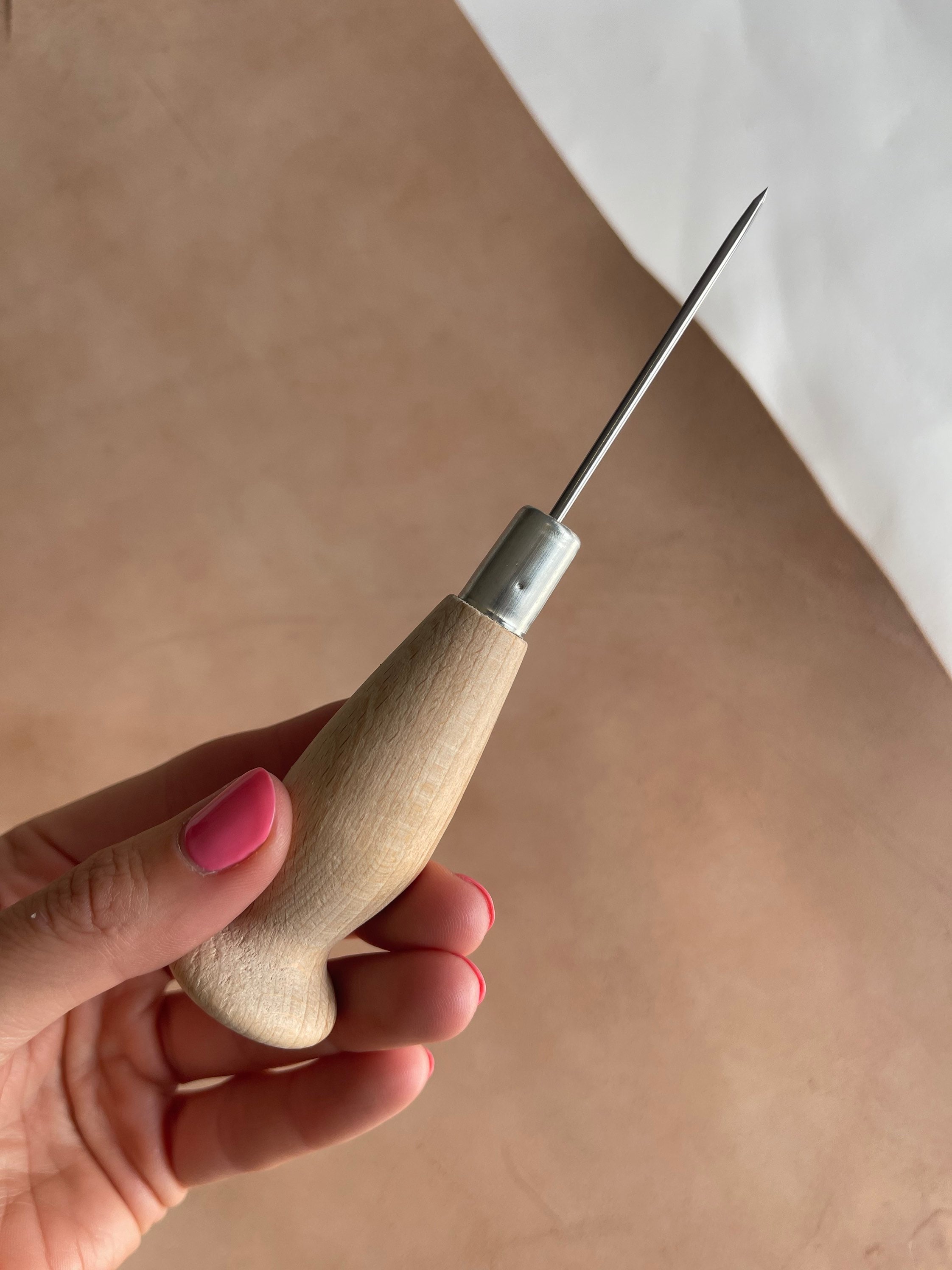 Clicker Awl / Sewing Awl / Bookbinding Awl / Leather Craft / - Etsy