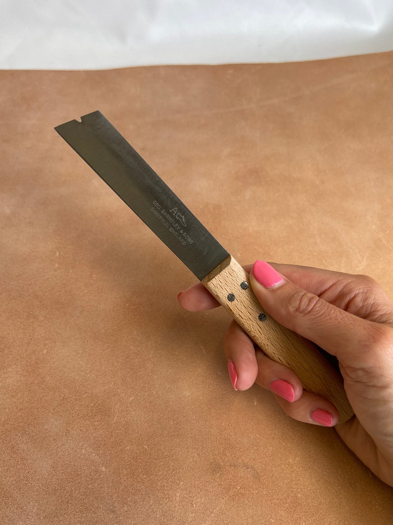 Broad V Point Knife / Leather Knife / Shoemaking Knife / Leather Craft ...