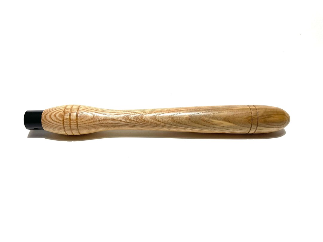 Ash Turning Tool Handle With Blacked Bras Ferrule / Wooden Tool Handle ...