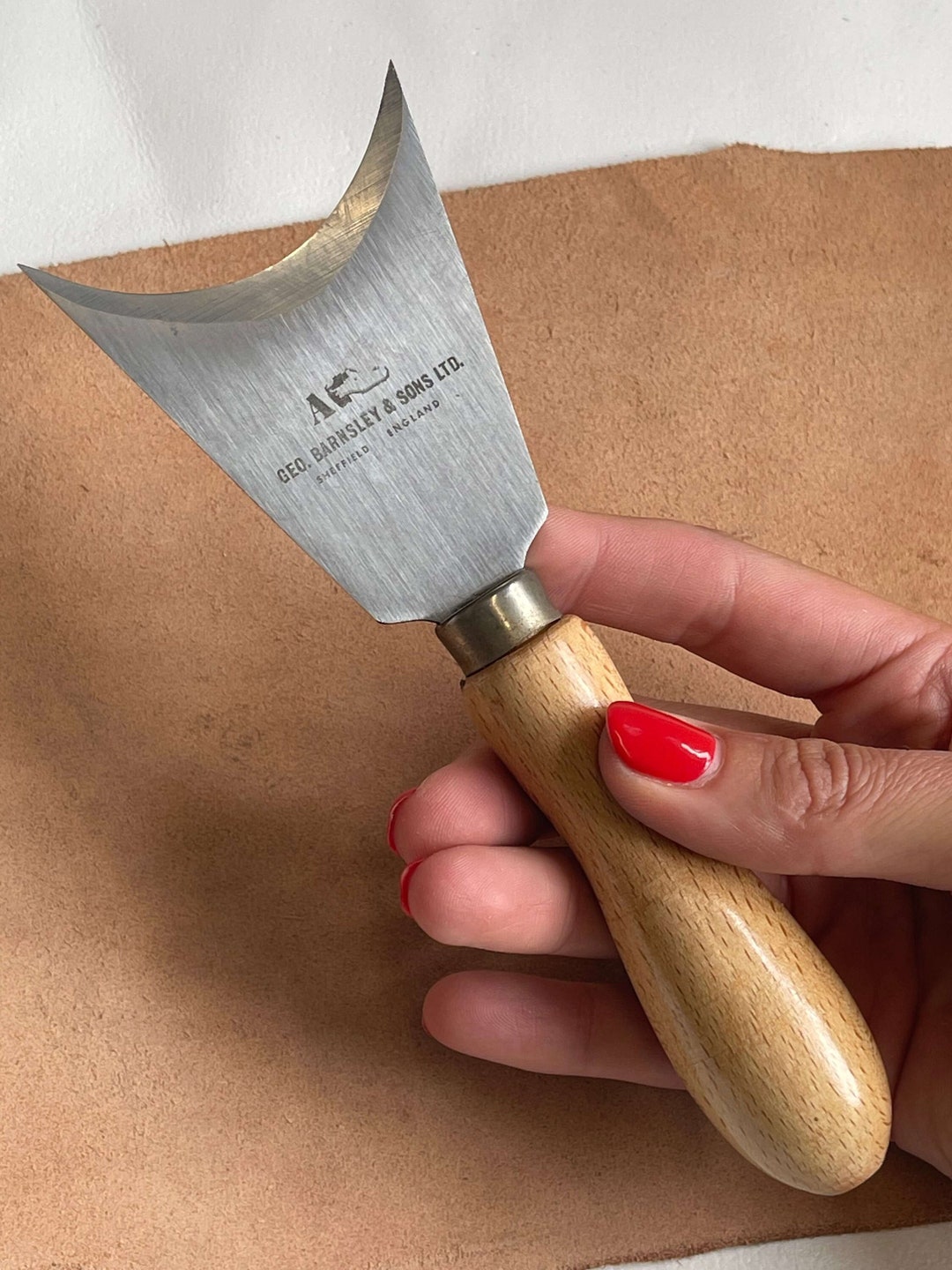 Indian Concave Shoe Knife / Heel Paring Knife / Concave Knife / Shoe ...