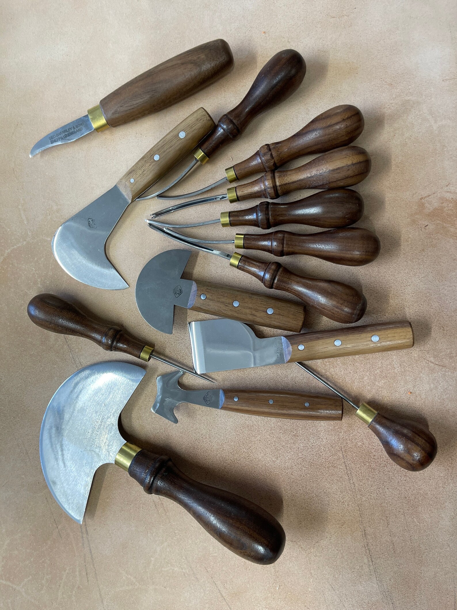 Leathercraft Edge Beveller / Leather Tool / Bevelling Tool / Walnut ...