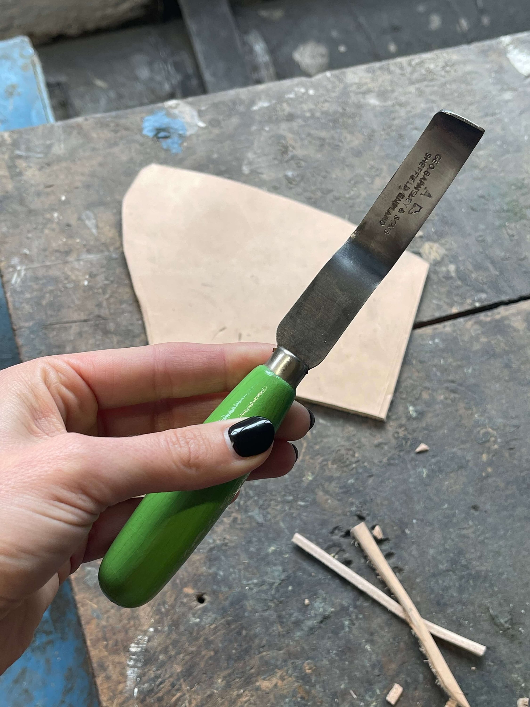 George Barnsley & Sons Lip Knife / Shoe Making Knife / Shoe Making Tool ...