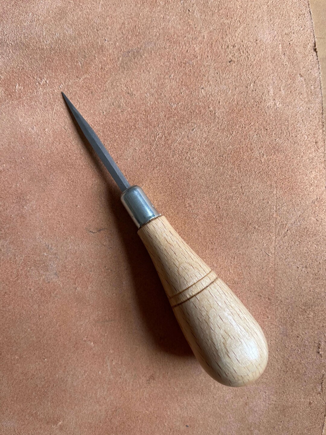 Saddlers Awl Fitted in Handle / Diamond Awl / Awl / Leather Craft Awl ...