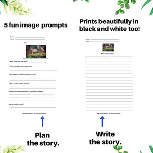 10 Creative Writing Prompts for Kids (grades 4-6),worksheets for Kids ...