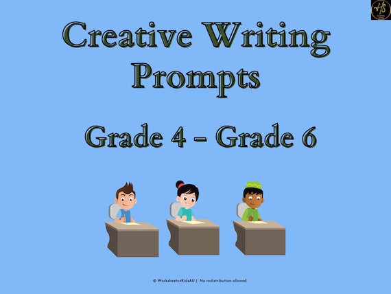 10 Creative Writing Prompts for Kids grades 4-6school Kids - Etsy