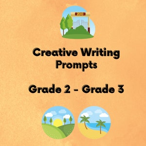 10 Creative Writing Prompts for Kids (grades 2-3),writing Prompts ...