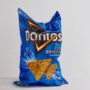 Original, Doritos, Colored Pencils, Realistic Drawing, Original Art. - Etsy