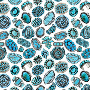 Turquoise Gemstone Seamless Pattern Turquoise Gem Seamless Turquoise ...