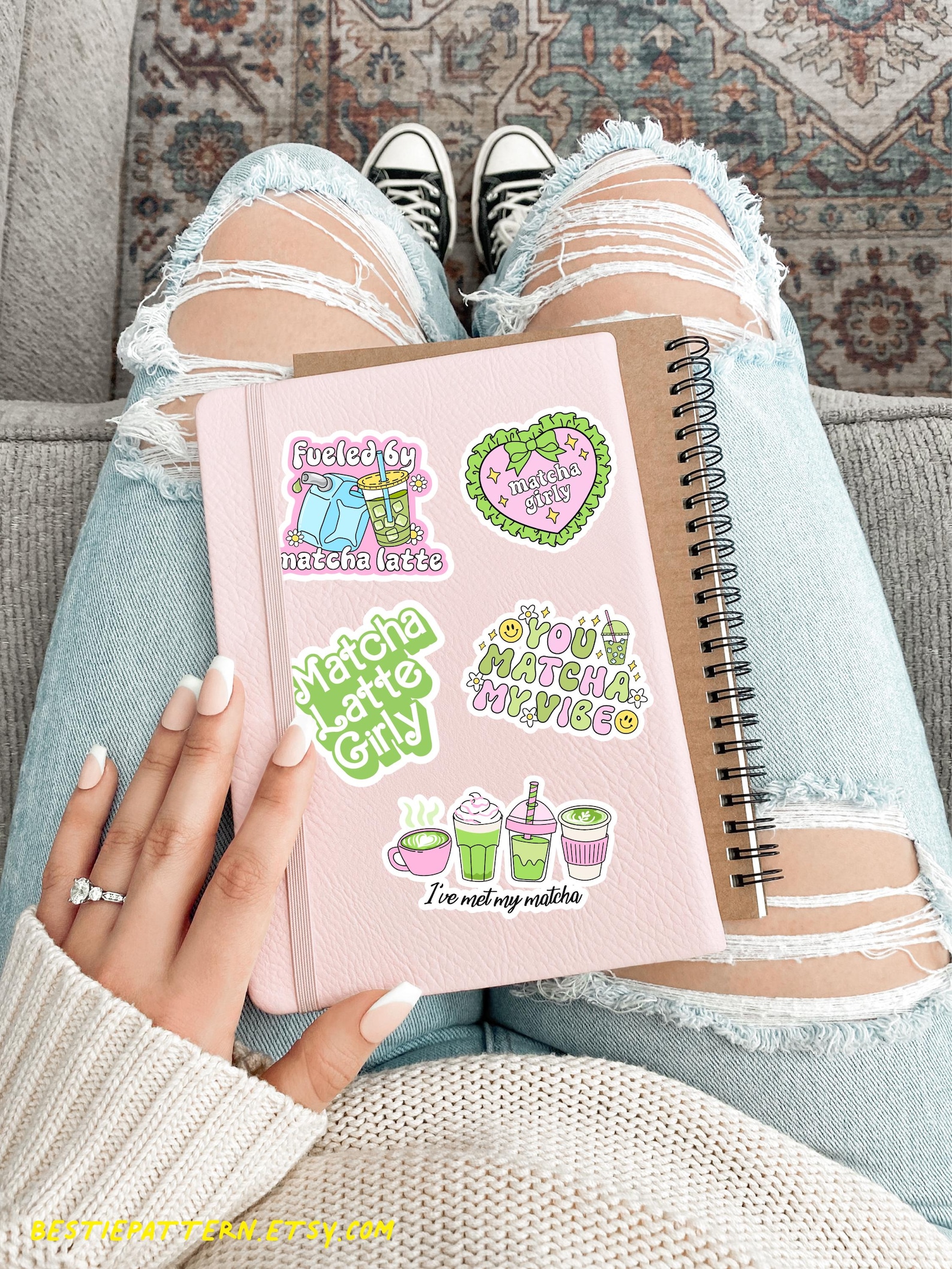Matcha PNG Bundle Coffee Quotes Sayings Sublimation Coffee Clipart Cute ...
