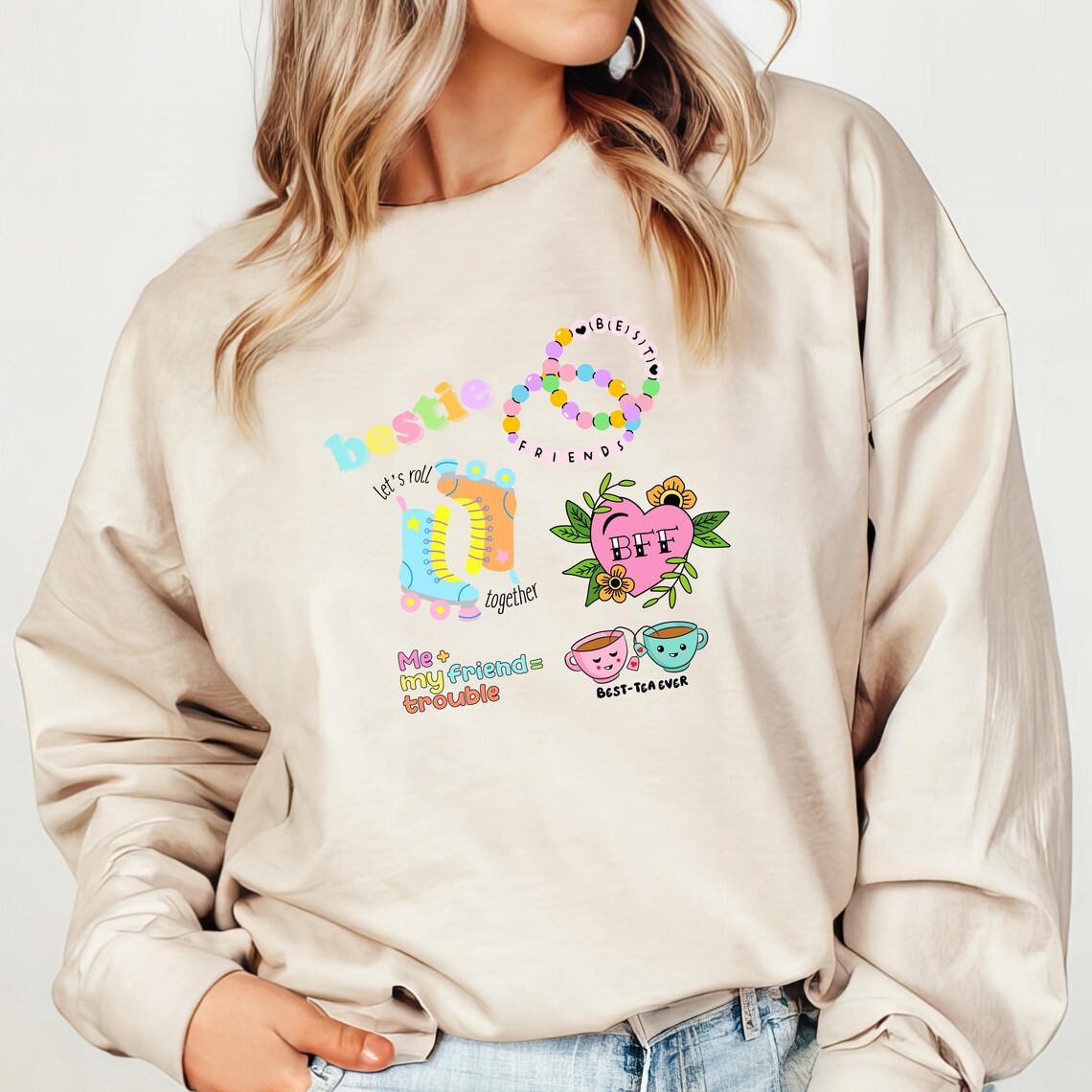 Bestie Bundle, Bestie Sublimation Designs, Bestie Clipart, Best Friends ...