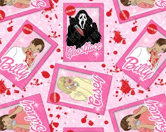 Horror Scream Seamless Pattern File - Etsy