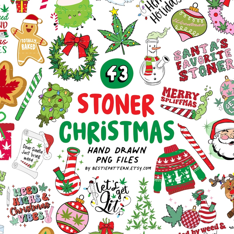 Stoner Santa Ornament - Etsy UK