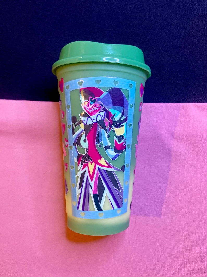 Helluva Boss Fizzarolli Stolas Tumbler Straw Coffee Cup Bottle - Etsy ...